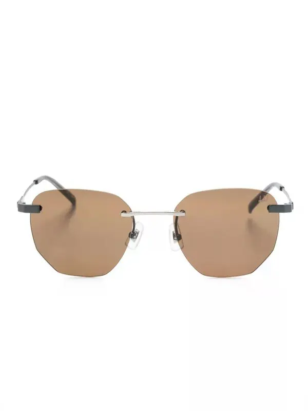 Dunhill Geometric Frame Sunglasses - Grey