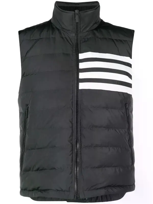 Thom Browne Padded Gilet With Striped Detailing