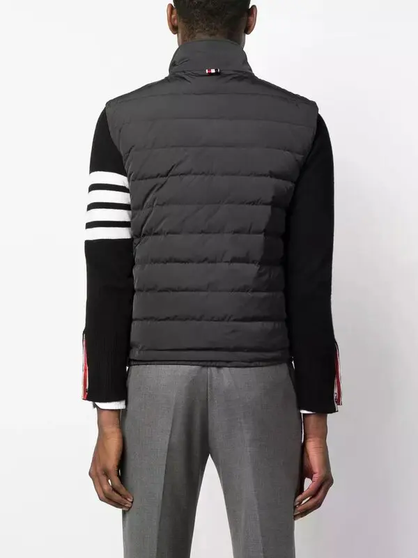 Thom Browne Padded Gilet With Striped Detailing