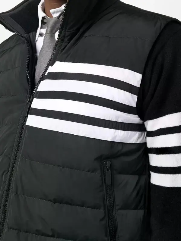 Thom Browne Padded Gilet With Striped Detailing