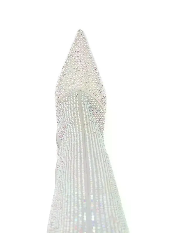 Liu Jo Knee-high Stiletto Boots With Rhinestone Embellishment