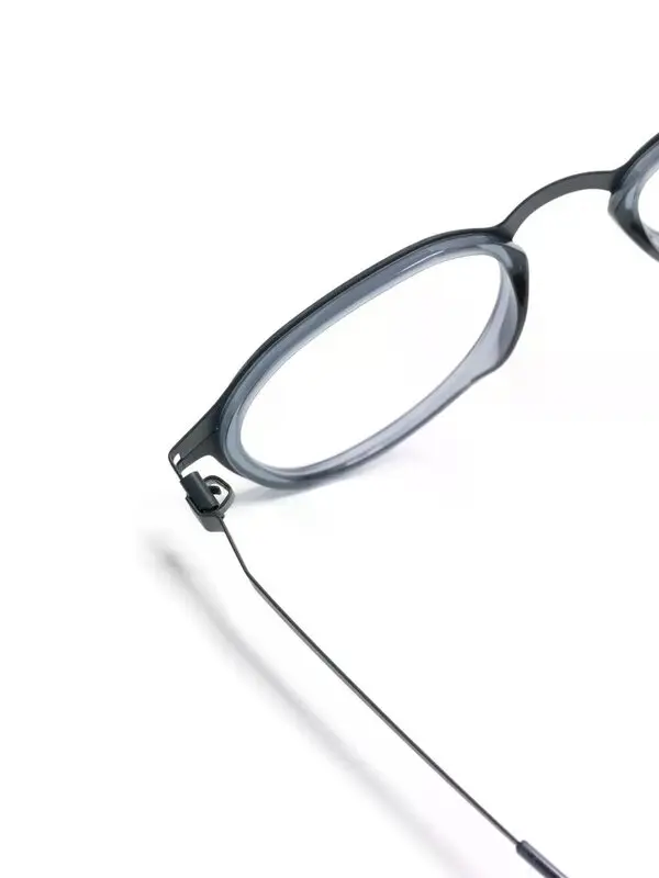 Mykita Caven Round-frame Glasses - Blue