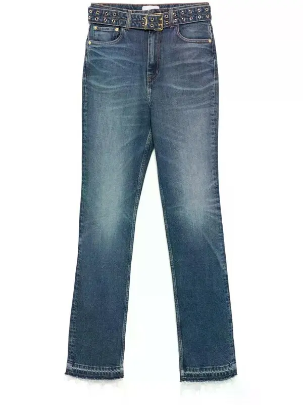 GANNI Future Carri Straight-leg Jeans - Blue