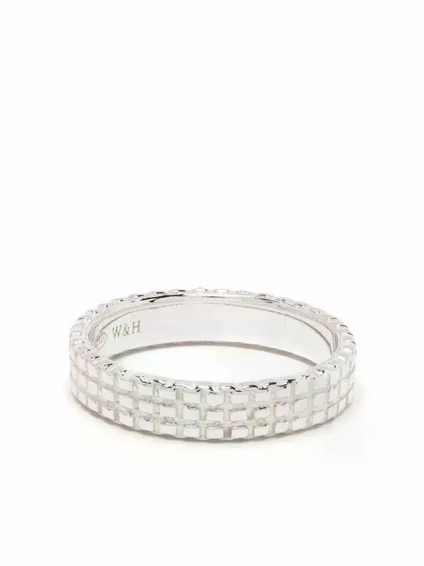 WOUTERS & HENDRIX Sterling Chain-link Band Ring - Silver