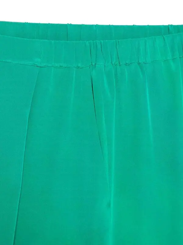 Carine Gilson Crepe Trousers - Green