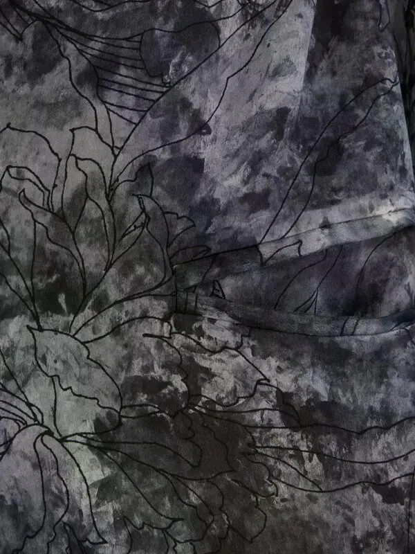 Avant Toi Floral-print Shirt - Grey