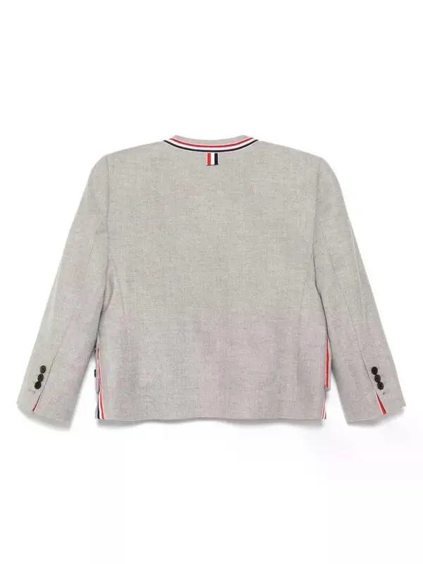 Thom Browne Flannel Cropped Jacket