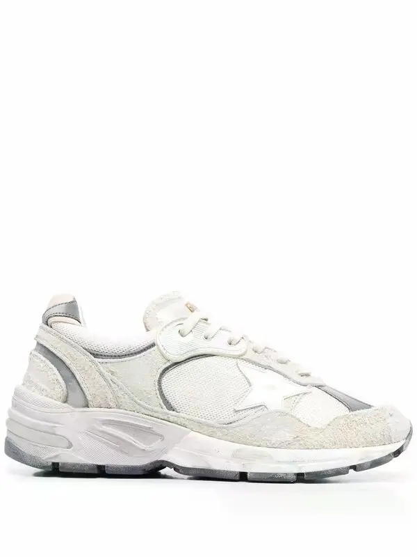 GOLDEN GOOSE Dad-star Leather Panel Sneakers - Neutrals