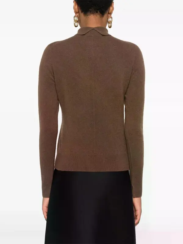 JOSEPH Cashmere High-neck Sweater - Brown