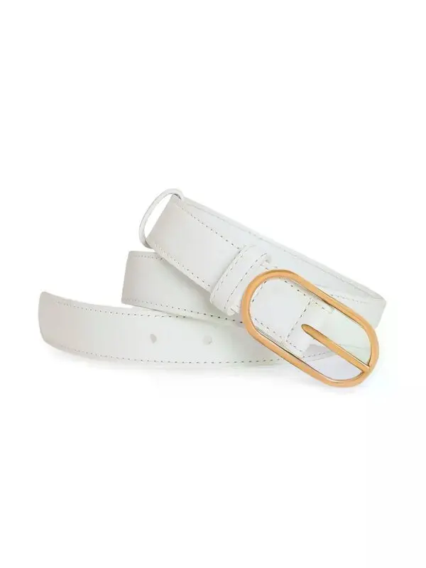 Dolce & Gabbana Leather Belt - White