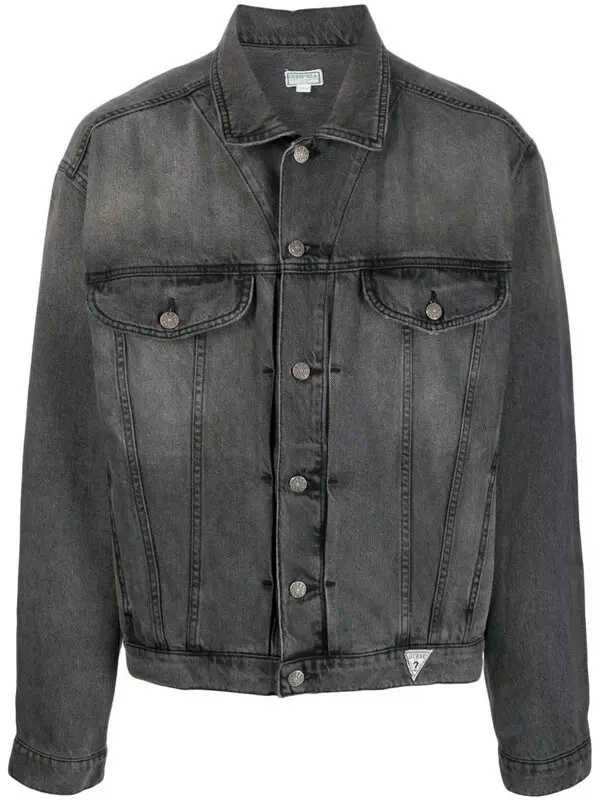 Guess Logo Patch Denim Jacket