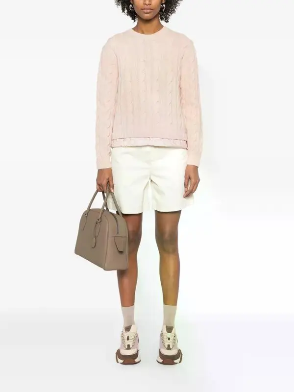 Moncler Cable-knit Crew Neck Sweater