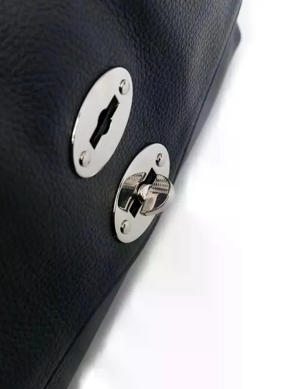 ZANELLATO Positano Leather Tote Bag - Blue