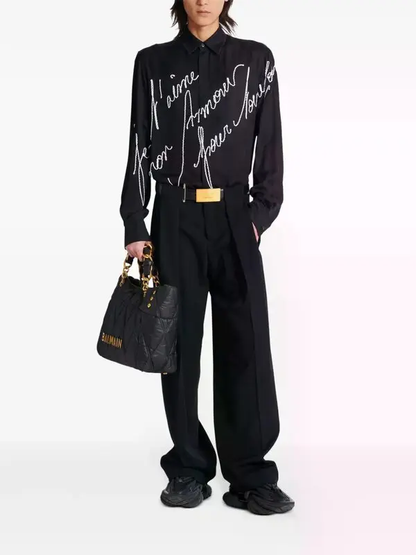 Balmain Embroidered-design Shirt