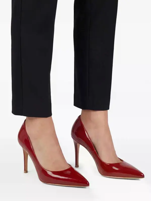 GIANVITO ROSSI 85mm Patent Leather Pumps - Red