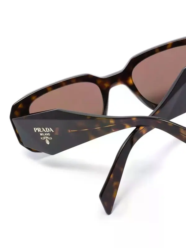 Prada Tortoiseshell Square-frame Sunglasses