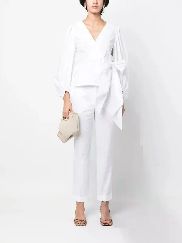 P.a.r.o.s.h Cotton Wrap Blouse