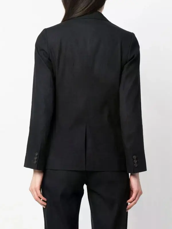 Vince Single-breasted Linen-blend Blazer