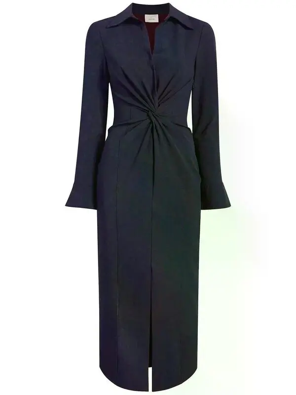 Cinq À Sept Mckenna Ruched Shirt Dress - Blue