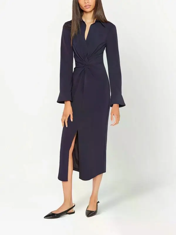 Cinq À Sept Mckenna Ruched Shirt Dress