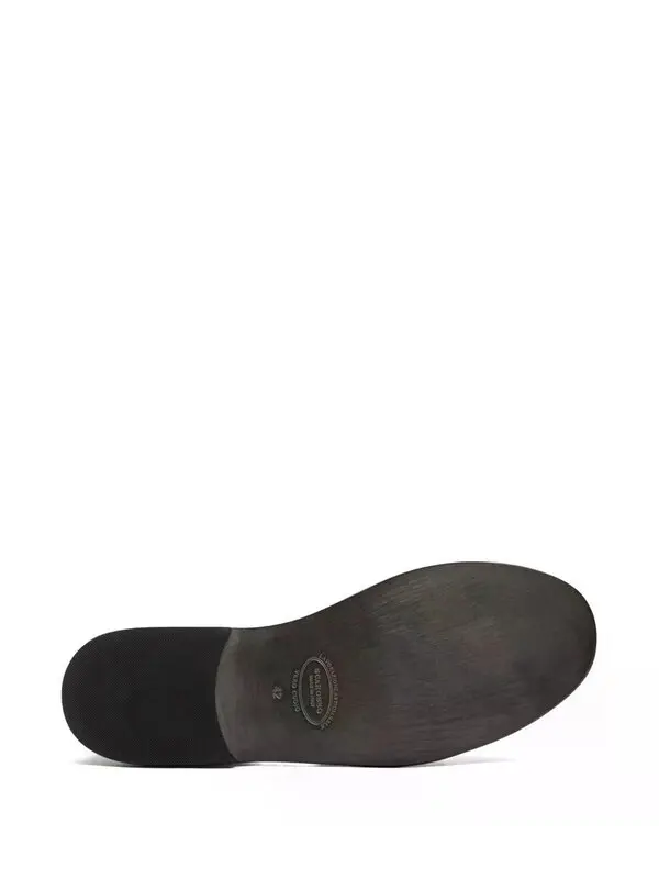 SCAROSSO Apollo Leather Sandals - Black