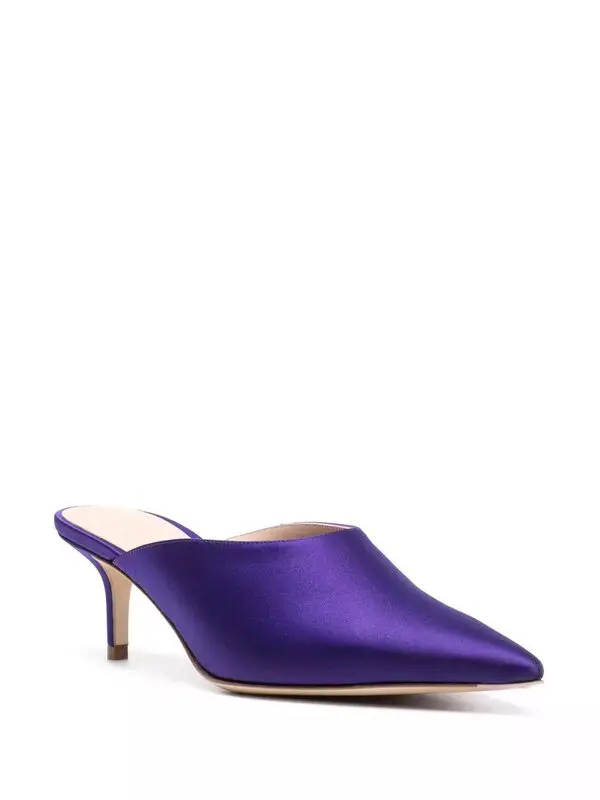SCAROSSO Laura 60mm Satin Mules