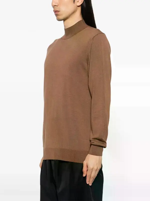 Tagliatore Lionel Fine Knit Mock Neck Sweater
