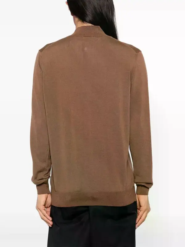Tagliatore Lionel Fine Knit Mock Neck Sweater