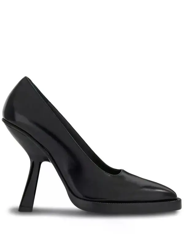 FERRAGAMO Sculptural High Heel Pumps - Black
