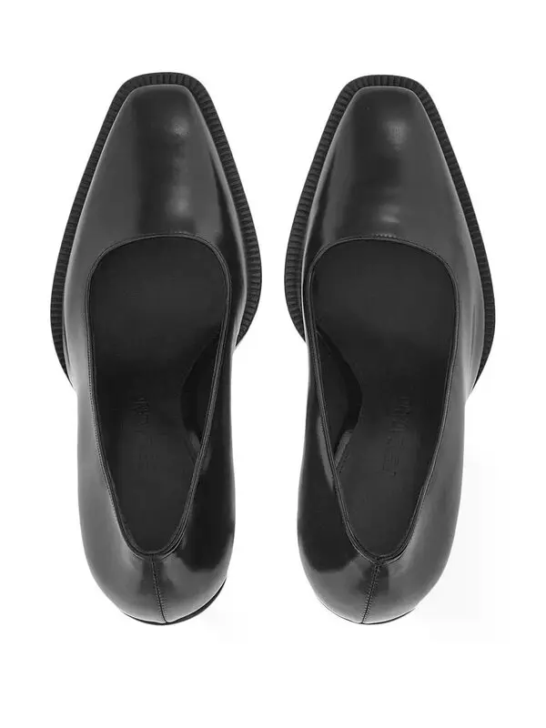 FERRAGAMO Sculptural High Heel Pumps - Black