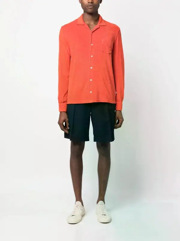 Fedeli Terry-cloth Cotton Shirt