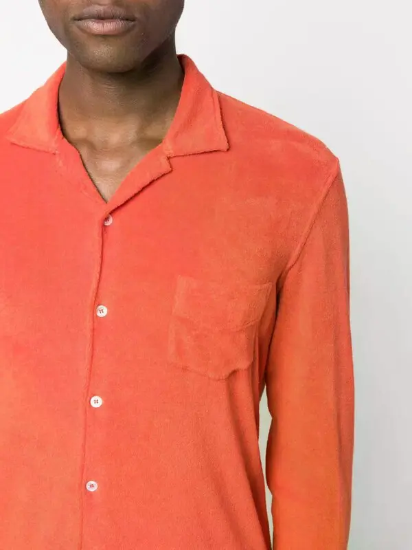 Fedeli Terry-cloth Cotton Shirt