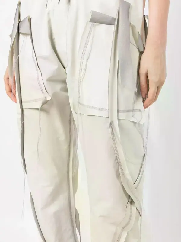 SULVAM Panelled Nylon Trousers