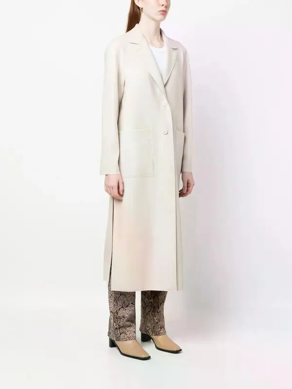 Harris Wharf London Virgin Wool Trenchcoat
