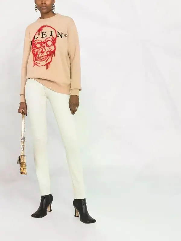 Philipp Plein Iconic Skinny Jeans - Neutrals