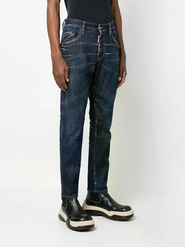 Dsquared2 Skater Jeans Dark Wash - Blue