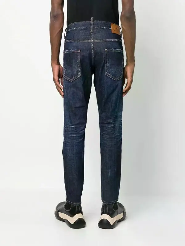 Dsquared2 Skater Jeans Dark Wash - Blue