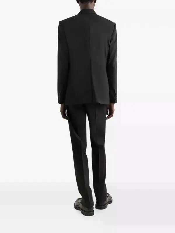 Dolce & Gabbana Logo-tag Wool Polo Shirt