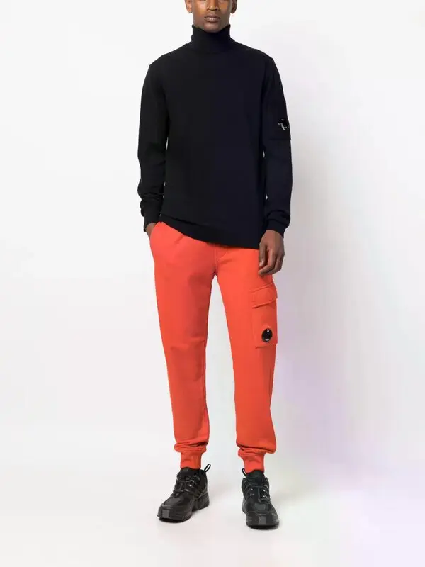 C.P. COMPANY Lens-detail Roll-neck Jumper - Black