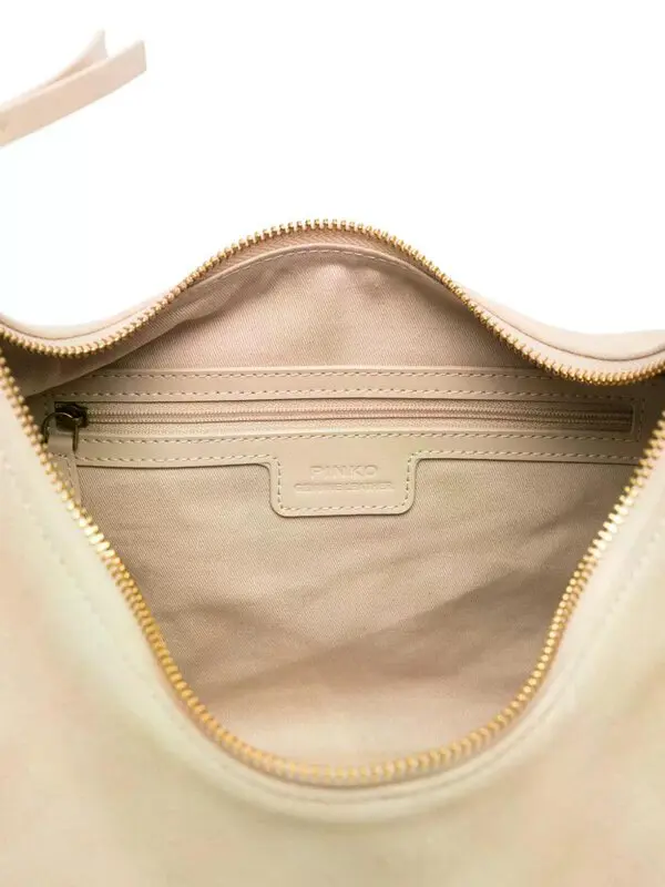 Pinko Suede Shoulder Bag - Neutrals