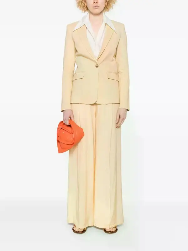 Patrizia Pepe Logo Plaque Palazzo Trousers