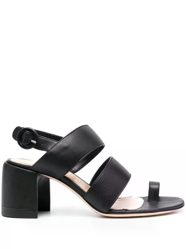 Agl Lunar 65mm Heeled Sandals - Black
