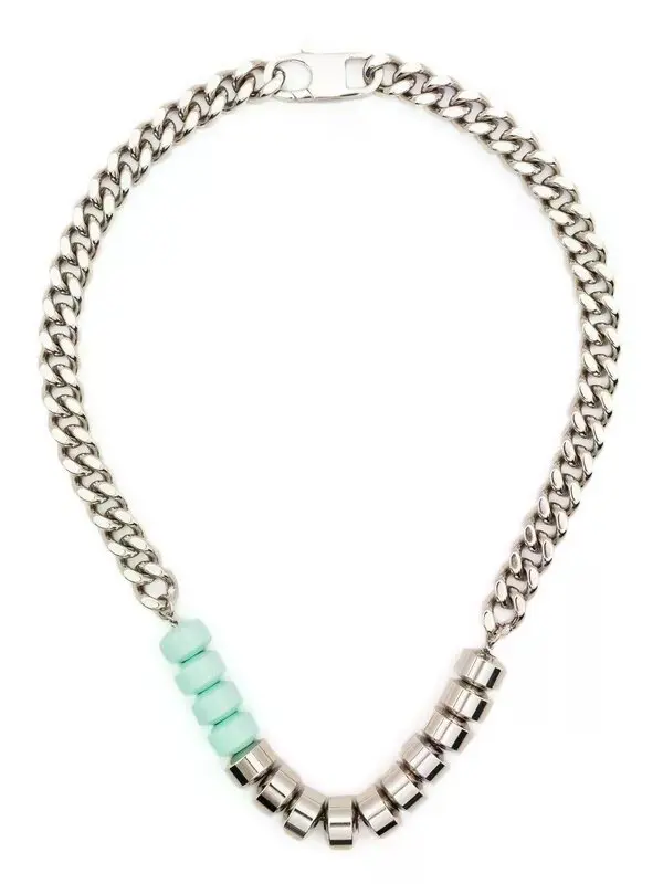 1017 Alyx 9sm Candy Charm Curb-chain Necklace - Silver