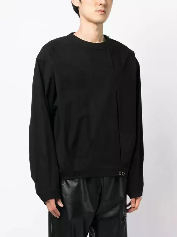 SONGZIO Cocoon Pleat-detail Sweatshirt