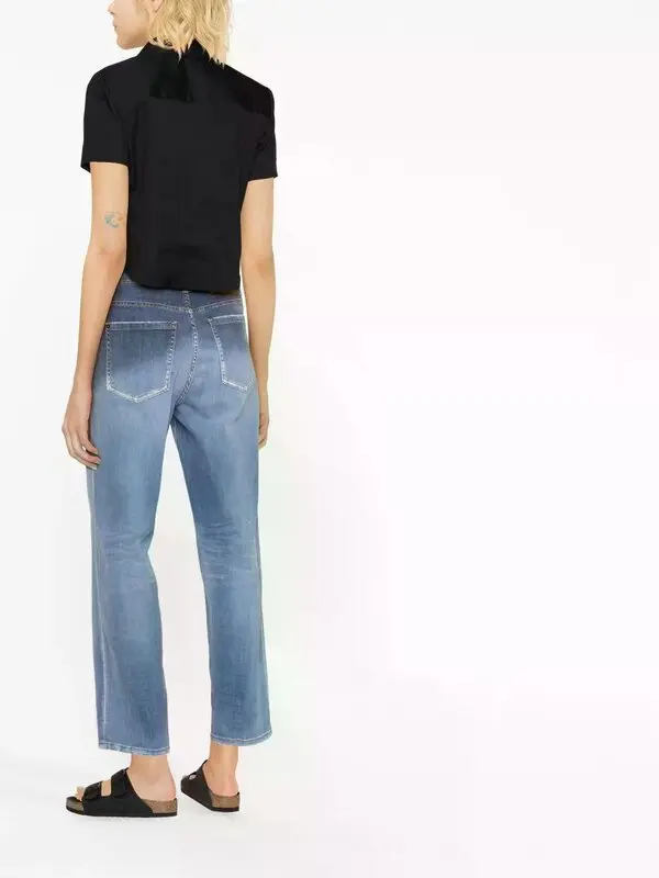 Dsquared2 Distressed Straight-leg Jeans