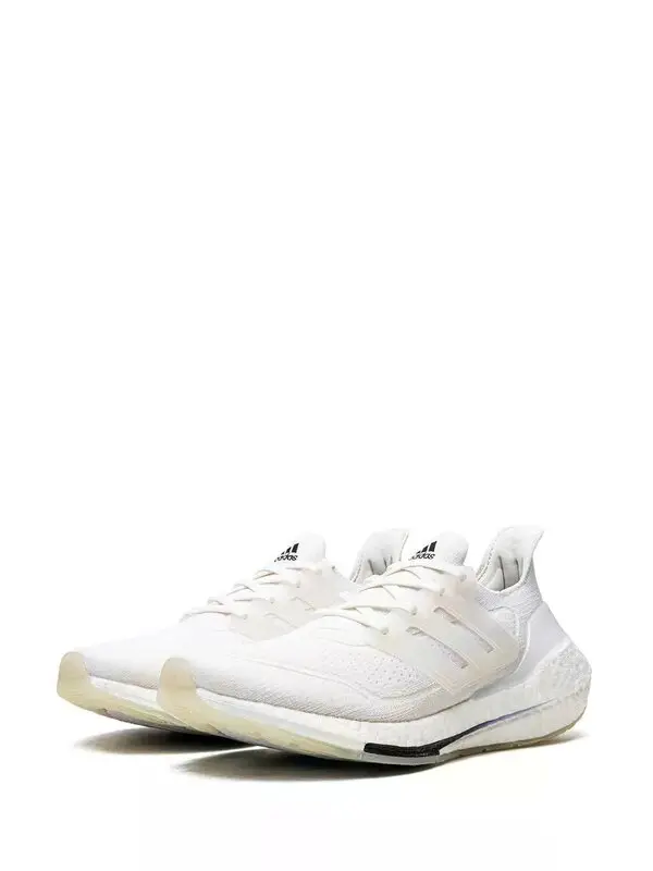 Adidas Ultraboost 21 Primeblue Lace-up Sneakers - White
