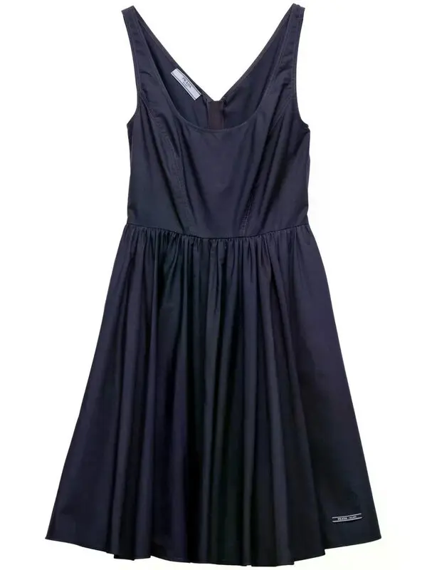 Prada Sleeveless Scoop Neck Dress