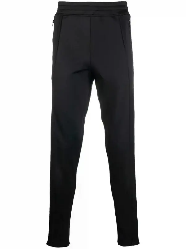 Moschino Logo-tape Track Pants - Black