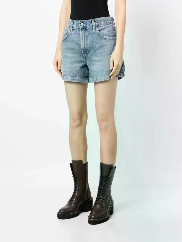 AGOLDE Magda Denim Shorts