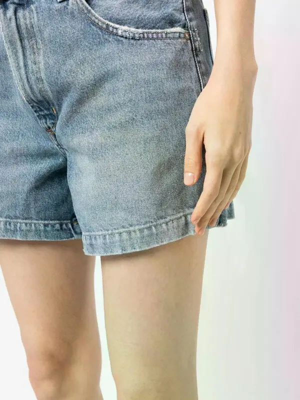 AGOLDE Magda Denim Shorts